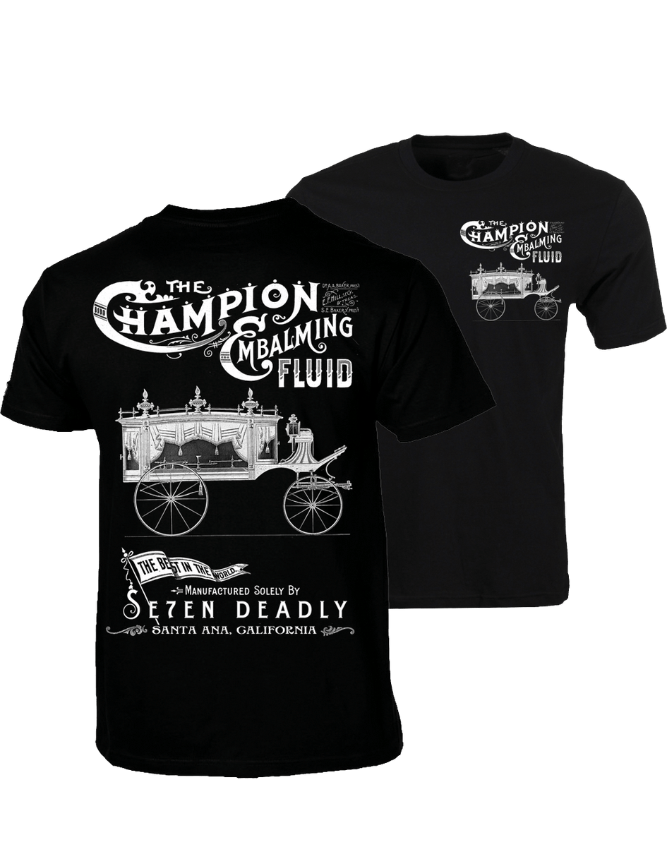 Mens Embalming Fluid Tee – Se7en Deadly