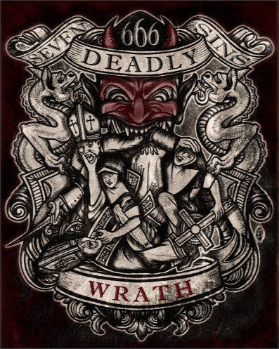 Wrath Art Print – Se7en Deadly